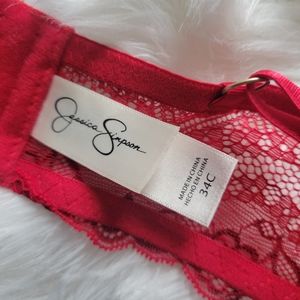 Jessica Simpson | Intimates & Sleepwear | Jessica Simpson Red Lace Push ...